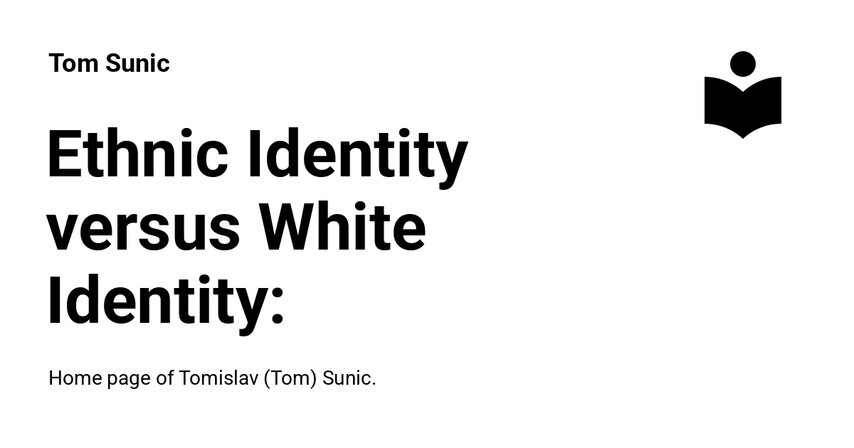 Ethnic Identity versus White Identity: Differences between the U.S. and ...
